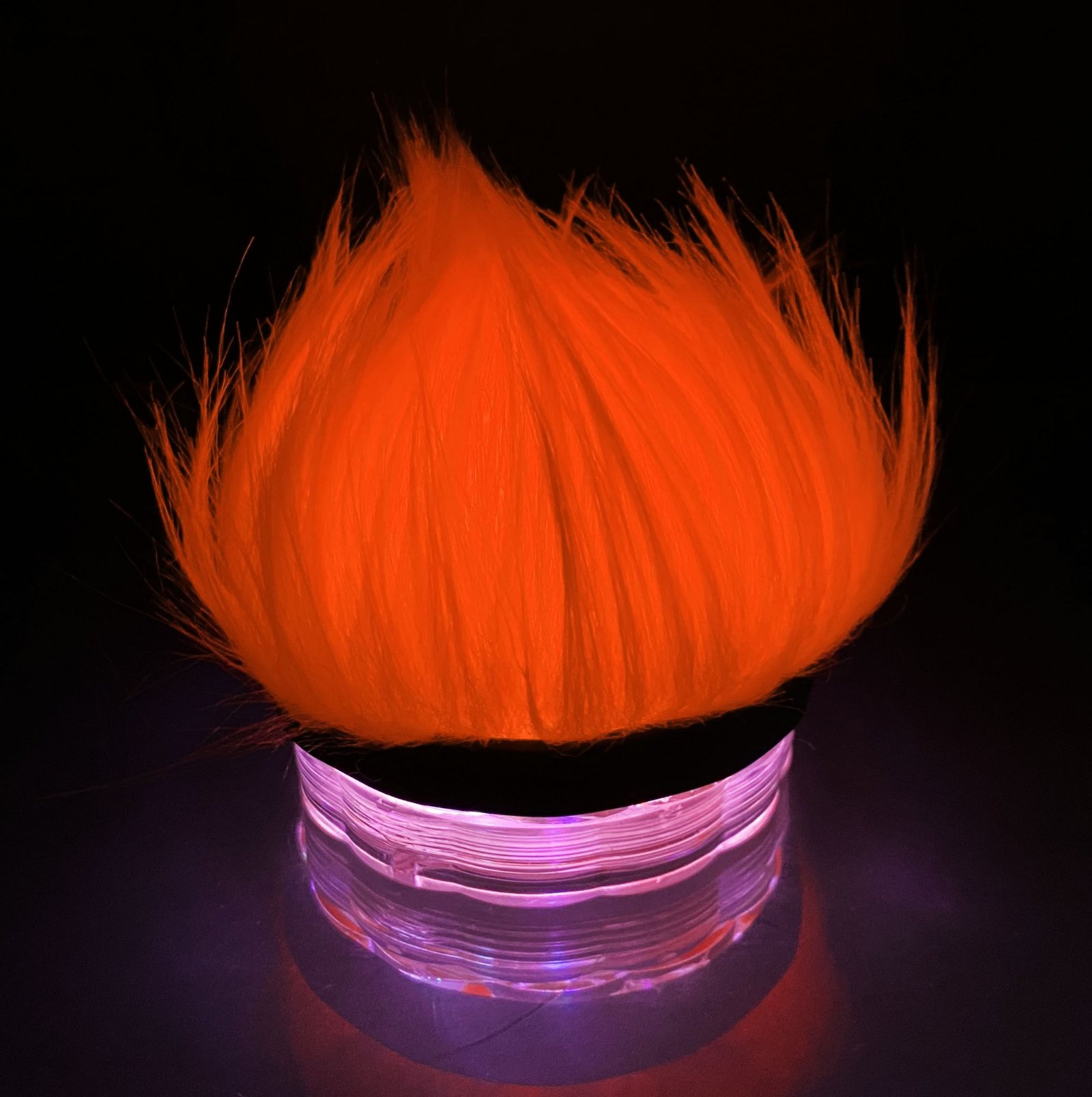 Kids Furry Orange Night Light Calming Mood Lamp | OTWAREHOUSE