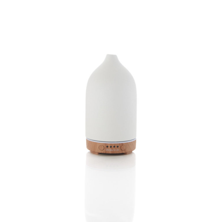 Stone Aroma Diffuser - White/Wood